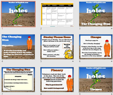 Holes – Chapters 9 to 14 (PowerPoint, lesson plans & worksheets ...