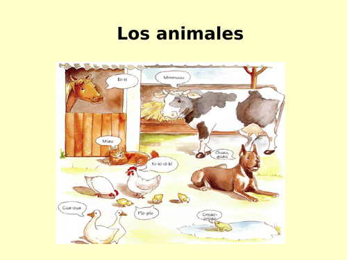 Los animales - Booklet | Teaching Resources