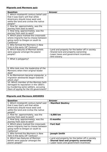 NEW OCR GCSE Making of America - Unit 2 - American West | Teaching ...