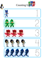 PJ Masks Math for Early Years and SEN | Teaching Resources