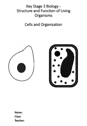 Biology - Cells and organisation - Complete Science Key Stage 3 Unit ...