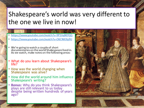 Shakespeare | Teaching Resources