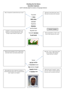 Checking Out Me History Language Analysis Worksheet | Teaching Resources