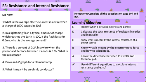 A-level Electricity | Teaching Resources