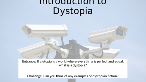 Dystopia Creative Writing Scheme Key Stage 3 | Teaching Resources