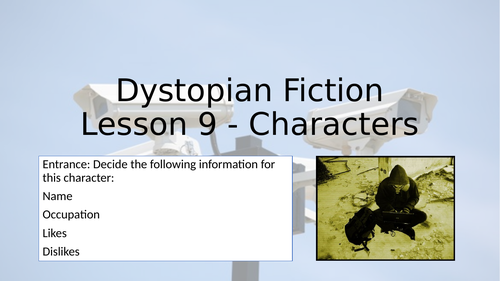 Dystopia Creative Writing Scheme Key Stage 3 | Teaching Resources