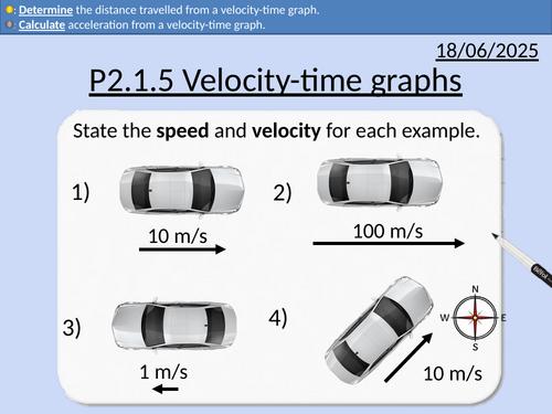 GCSE OCR Physics: P2.1 Motion | Teaching Resources