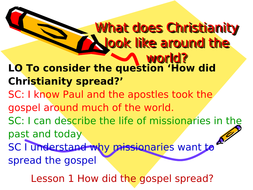 Christianity around the world / Christian diversity unit of work KS2 Y3 ...