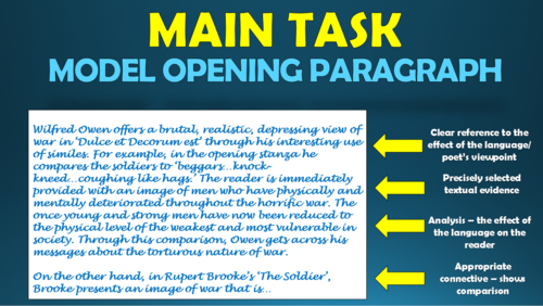 Unseen Poetry - Analysing Language! | Teaching Resources