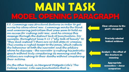 Unseen Poetry - Analysing Structure! | Teaching Resources