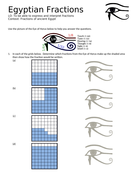 Fractions - Eye of Horus | Teaching Resources