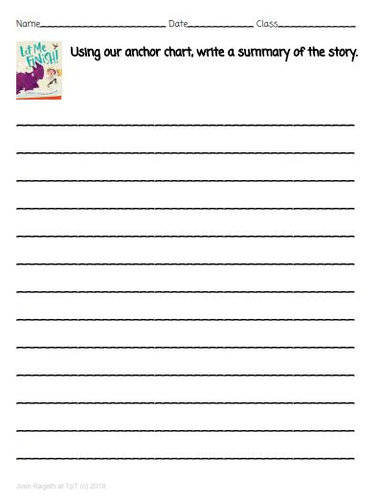 Let Me Finish! by Minh Le 4-5 Day Lesson Plan and Activities | Teaching ...