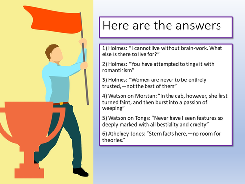 The Sign of Four Quotes | Teaching Resources