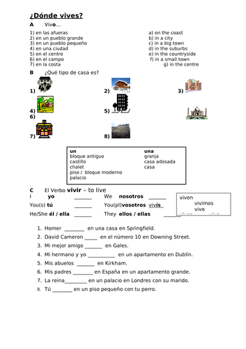 En casa year 7 Spanish | Teaching Resources