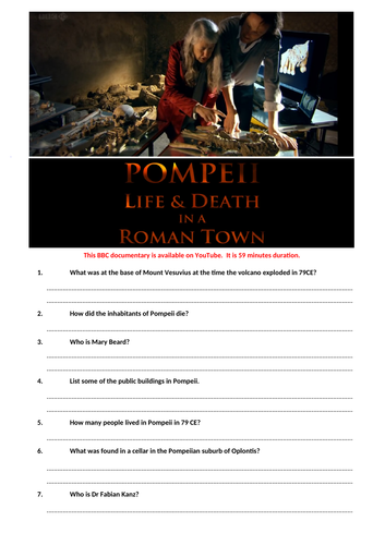 Pompeii: Life and death in a Roman town | Teaching Resources