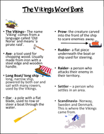 Viking Word Bank | Teaching Resources