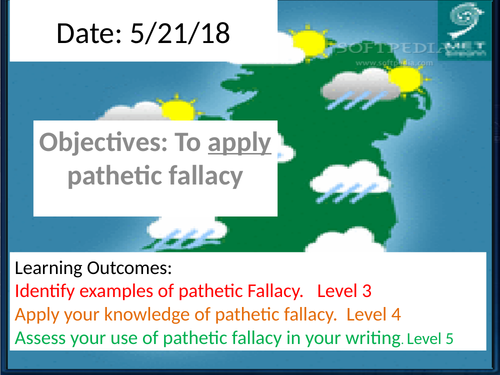 Pathetic Fallacy - Gothic Writing Skills SOW - English - Wolsey Academy ...