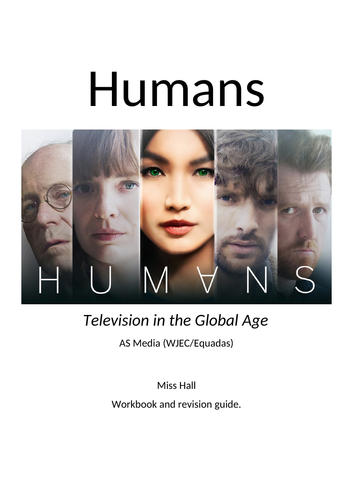 EDUQAS AS Media - Humans revision book | Teaching Resources