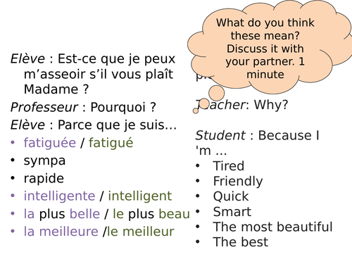 KS2 - KS3 French daily routine - morning. Le matin | Teaching Resources
