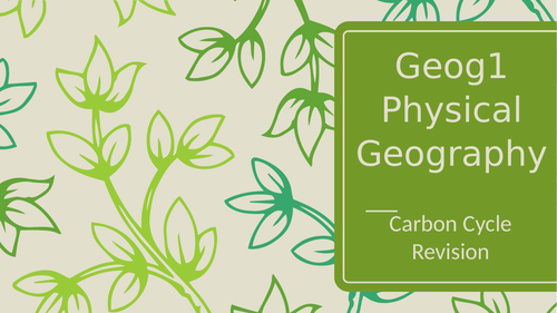 A Level Geography | Teaching Resources