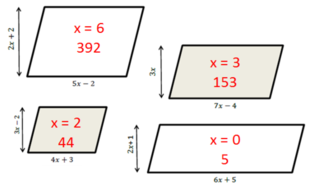 Area of a Parallelogram Problem Solving (Substitution) | Teaching Resources
