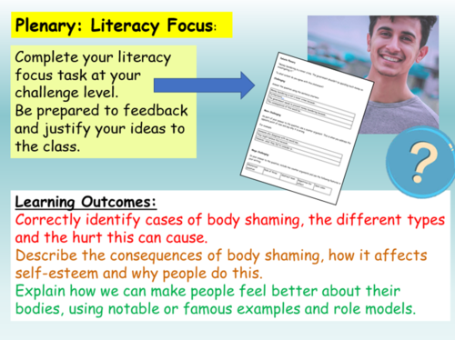 Bullying : Body Shaming PSHE | Teaching Resources