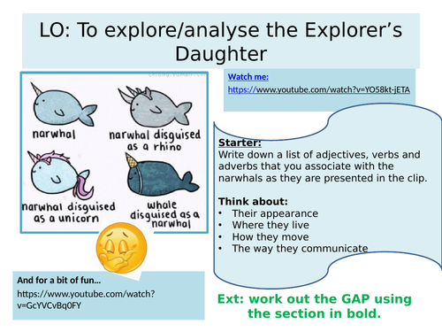 The Explorer's Daughter Edexcel IGCSE | Teaching Resources