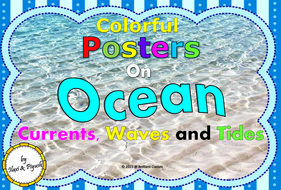 Ocean currents, waves and tides Colorful Posters for Classroom ...