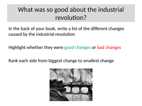 BUNDLE - Industrial Revolution for Key Stage Three | Teaching Resources