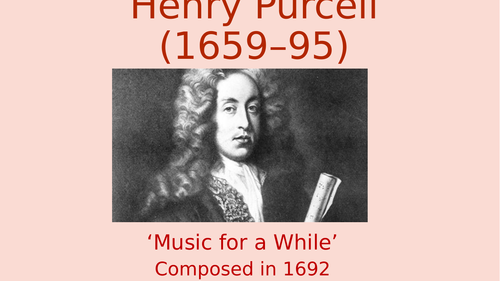 Music GCSE (9-1) Edexcel: AOS 2 Vocal Music- Purcell : Ground Bass ...