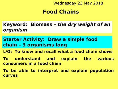 NEW AQA 9-1 TRILOGY BIOLOGY UNIT 7 ECOLOGY | Teaching Resources