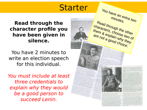 Stalin's Rise to Power | Teaching Resources