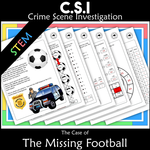 CSI Math Mystery - The Missing FIFA Football World Cup 2018 Soccer ...