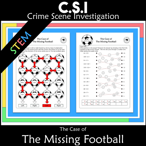 CSI Math Mystery - The Missing FIFA Football World Cup 2018 Soccer ...