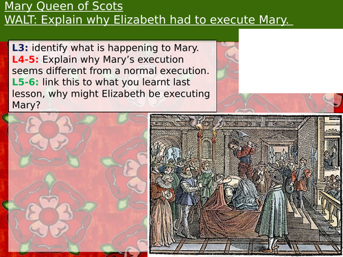Elizabethan England: Mary Queen of Scots | Teaching Resources
