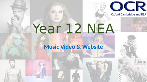 A level OCR NEA- music video and website | Teaching Resources