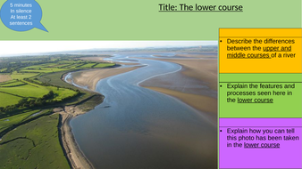 GCSE Geography - Edexcel B - Rivers | Teaching Resources