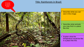 Geography KS3 Brazil - Whole module (8 lessons) including homework and ...
