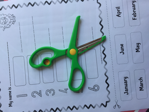 English months and days cut and paste activity - ELA - ESL - ELL ...