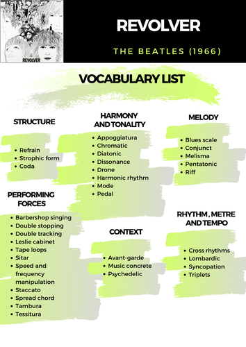 The Beatles Resources Edexcel Music A level | Teaching Resources