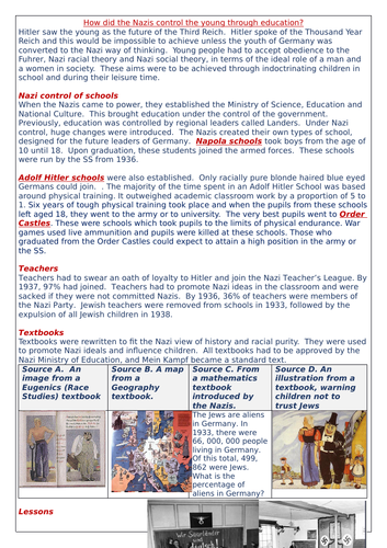 Hitler's Germany / Consolidation of Power / (Edexcel Chap 3) | Teaching ...