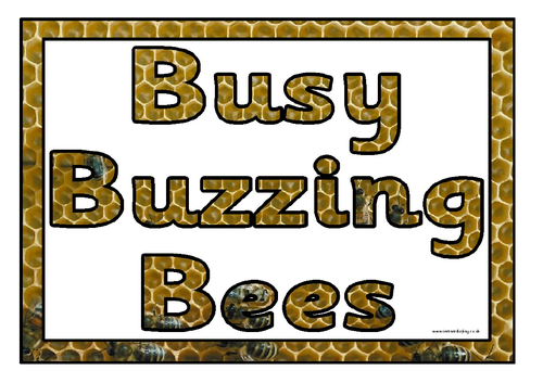 Busy Bees Display Set | Teaching Resources