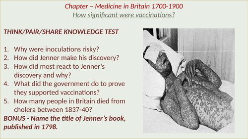 Jenner (Significance) | Teaching Resources Jenner (Significance) | Teaching Resources