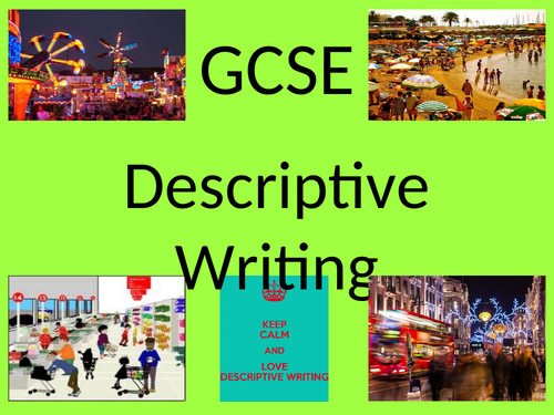 Year 9 descriptive writing lessons 4 -10 resources | Teaching Resources