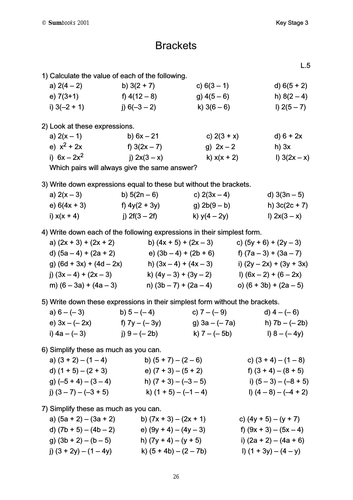 GCSE Edexcel Maths Algebra Expanding brackets | Teaching Resources