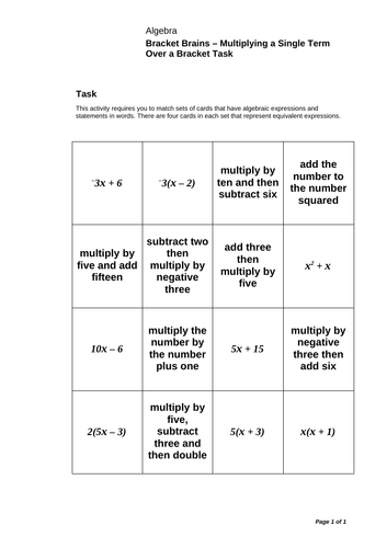GCSE Edexcel Maths Algebra Forming Equations | Teaching Resources