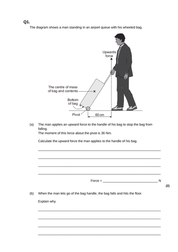 2019 AQA GCSE Physics Forces Distance time graphs | Teaching Resources