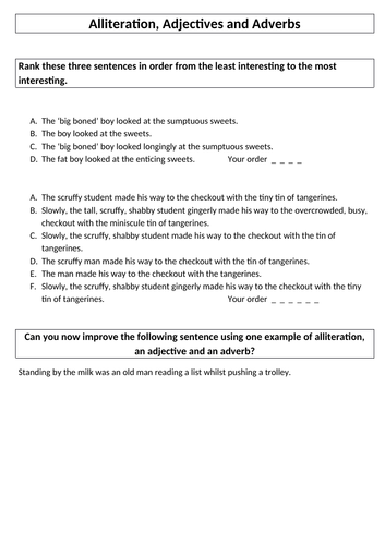 Year 9 descriptive writing | Teaching Resources