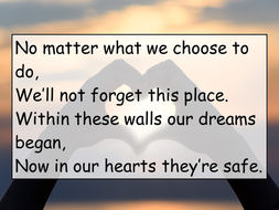 Y6 LEAVERS' POEM-perfect for graduation | Teaching Resources