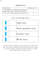 Year 1 - Describing Turns - White Rose | Teaching Resources